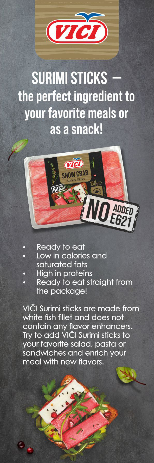 VICI – Tasty instantly!